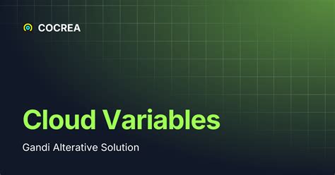 Cloud Variables COCREA