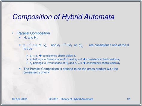 Ppt Theory Of Hybrid Automata Powerpoint Presentation Free Download Id 586937