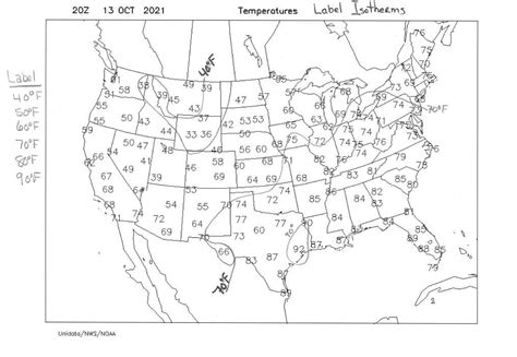 How To Draw An Isotherm Map