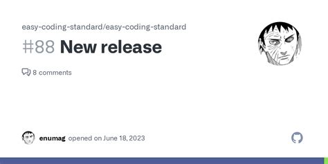 New Release · Issue 88 · Easy Coding Standardeasy Coding Standard · Github