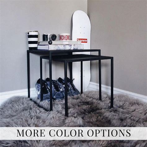 Nesting Tables Side Tables Modern Nesting Side Tables Cube Etsy