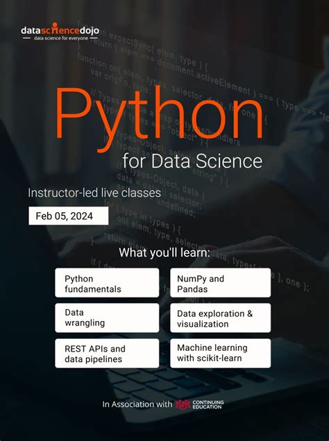 Learn Python With Our Pre Training Modules Data Science Dojo Posted On The Topic Linkedin