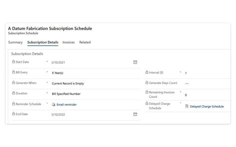 Subscription And Recurring Billing Management For Dynamics 365 Crm
