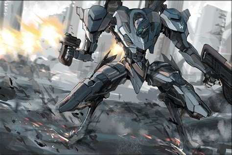 Steel Haze Armored Core And More Drawn By Ryou Ponpgo Danbooru