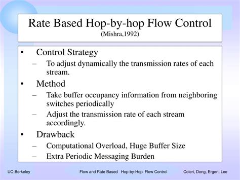 Ppt Flow And Rate Based Hop By Hop Back Pressure Flow Control Powerpoint Presentation Id3308707