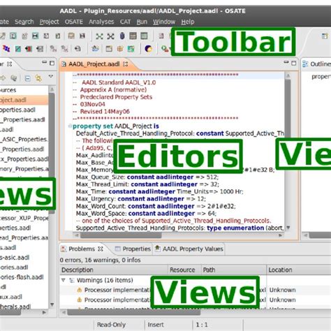 The Differents Parts Of The Eclipse Workbench Ui Download Scientific