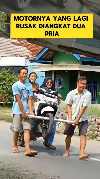 Momen Lucu Ketika Motor Emak Emak Rusak Bikin Ngakak ‼️ Ngakak Lucu