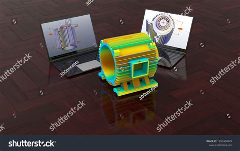 3d Rendering Finite Element Analysis Electric Stock Illustration 1896404029 Shutterstock