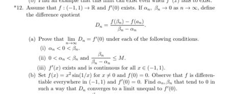Solved Assume That F R And F Exists If Chegg Com