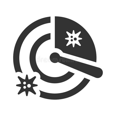 Virus Scan Icon Stock Illustration Illustration Of Germs 351612999