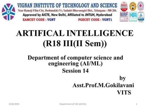 Ai Session 14 Min Max Algorithm Pptx