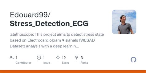 stress detection ecg dataset creator ipynb at main · edouard99 stress detection ecg · github