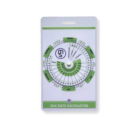 Pregnancy Due Date Calculator Wheel Midshop Australia