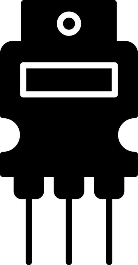 Small Signal Transistor Glyph 67205506 Vector Art At Vecteezy