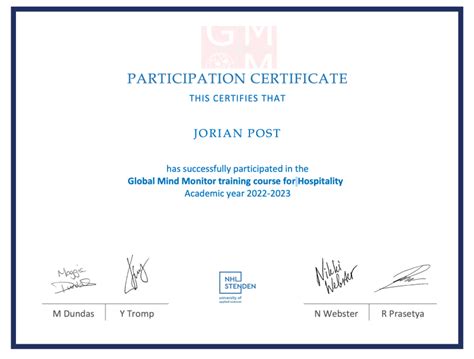 Global Mind Monitor Other Documents Jorian Post