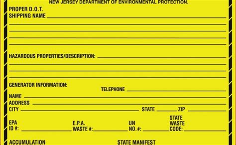 Printable Hazardous Waste Label Template Philippines Udlvirtualesad