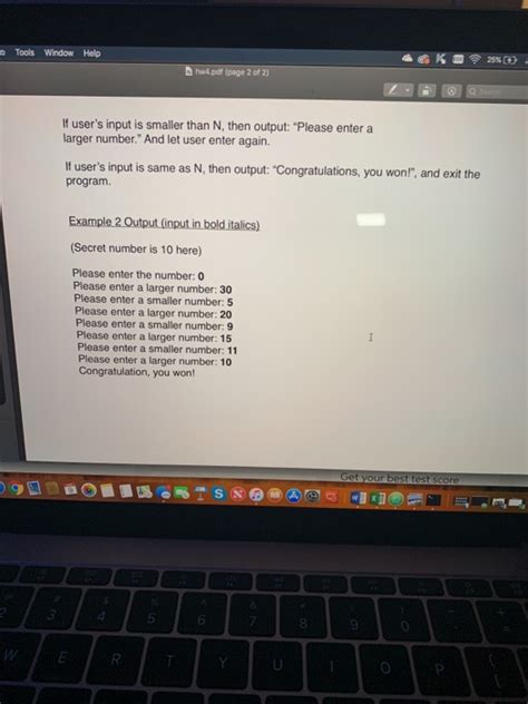 Solved Write A Guessing Game That Describes As Follows Chegg