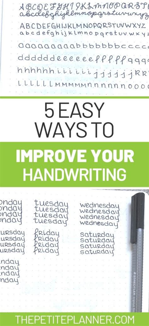 5 Steps To Improve Your Handwriting Artofit