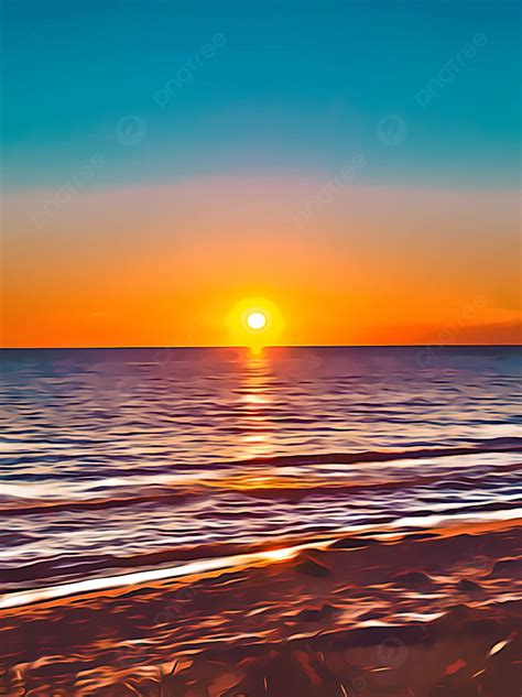 Romanti Sunset Beautiful Blue