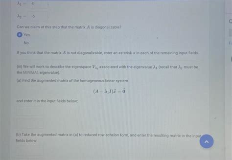 Solved Matrix Algebra Diagonalization Show That The
