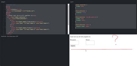 Html Set Width Of Container Of Two Input Typetext Boxes Correctly