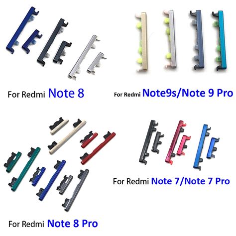 Power Button Volume Side Button For Xiaomi Redmi Note Pro S Note Pro Volume Power