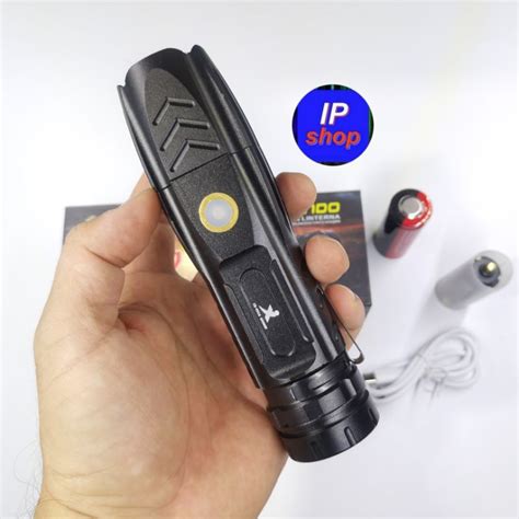 ใหม่ล่าสุด ไฟฉายแรงสูง Xml T12 รุ่น Jx 9916 ฟรีอุปกรณ์พร้อมใช้งาน Shopee Thailand