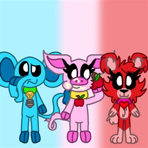 Smiling Critters 2 3 By Jaydenfoxy2006 On Deviantart