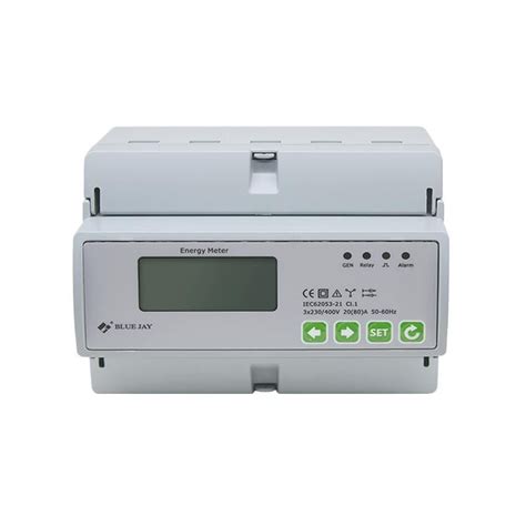 Din Rail Three Phase Wireless Iot Lorawan Based Electricity Meter For
