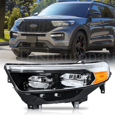 Led Headlight Headlamp For 2020 2021 2022 Ford Explorer Xlt Limited
