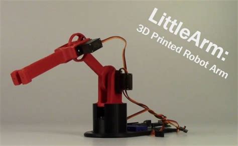 littlearm 3d printed robotic arduino arm for education