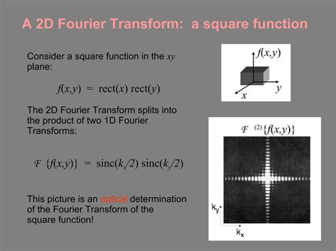 Optics Fourier Transform Ii Ppt