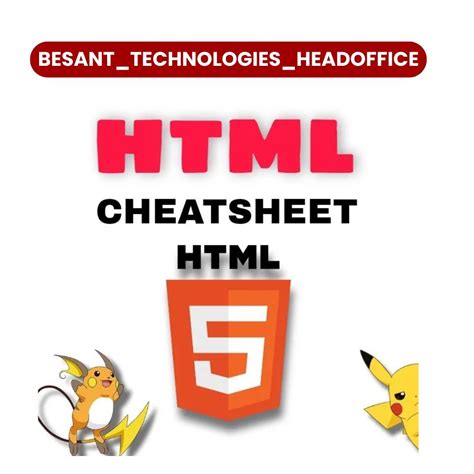 Besant Technologies Velachery On Linkedin Html Coding