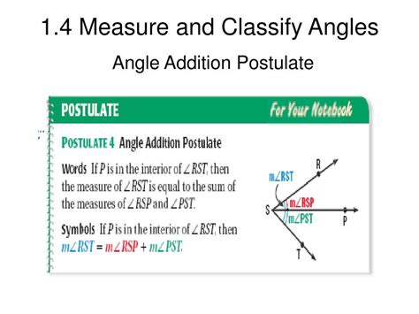 Ppt 1 4 Measure And Classify Angles Powerpoint Presentation Free Download Id 3326054