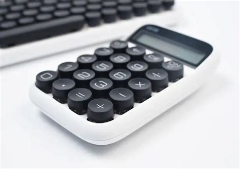 Lofree Digit Retro Mechanical Calculator With Modern Look Tuvie Design