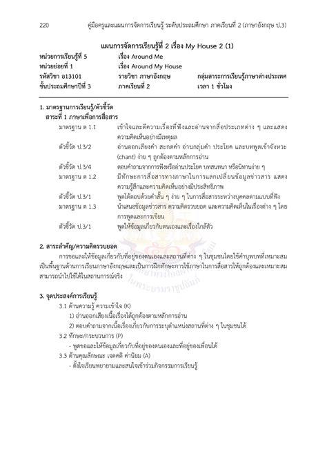 คู่มือครูและแผนฯ ภาษาอังกฤษ ป 3 Kaonoi Ks หน้าหนังสือ 303 พลิก Pdf ออนไลน์ Pubhtml5