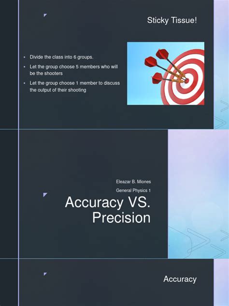 Lesson 2 Accuracy Vs Precision Pdf Accuracy And Precision