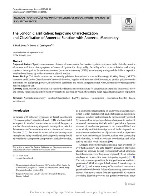Pdf The London Classification Improving Characterization And