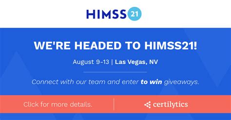 Certilytics Announces Participation In Himss 2021