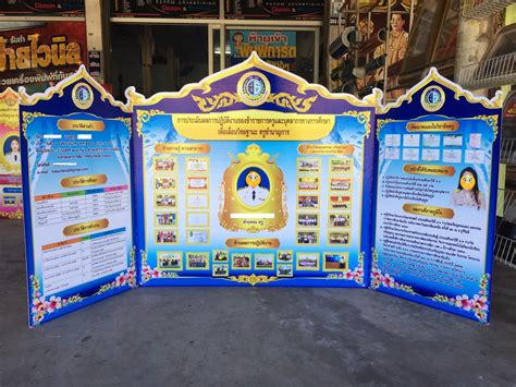 บอร์ด3พับ บอร์ดประเมินครู บอร์ดสวย ราคาถูก