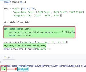 Function Not Implemented For This Dtype Error In Python