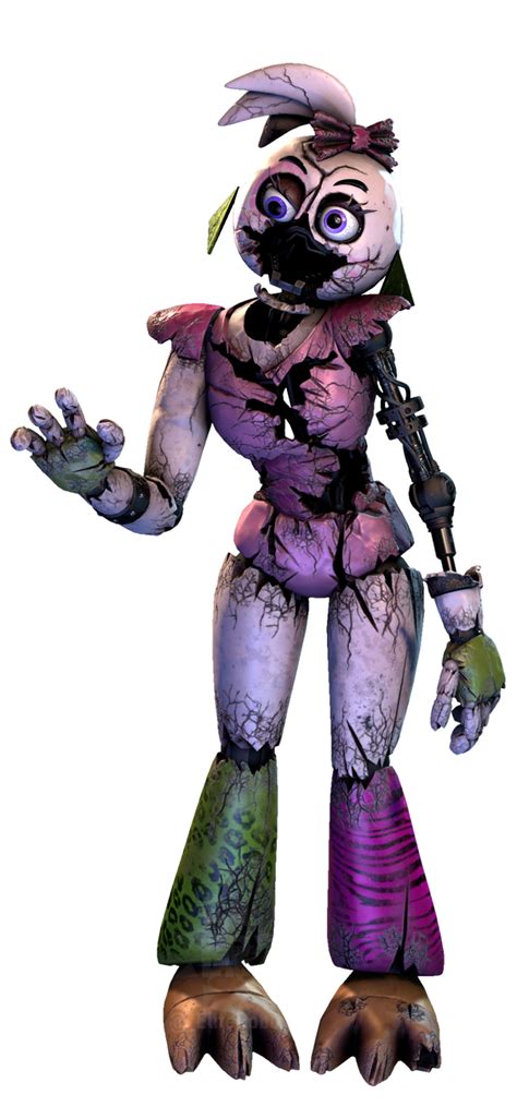 Fnaf Sfm Shattered Glamrock Chica Render By Eliterobo On Deviantart