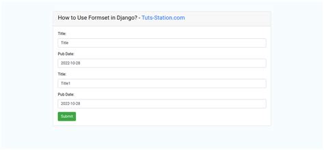 How To Use Formset In Django Hi Dev By Bhavesh Sonagra Aws Tip