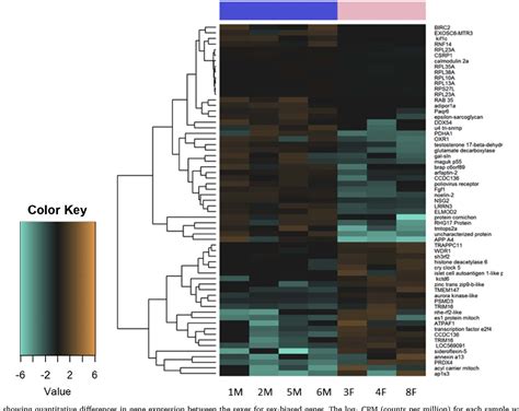 Figure 1 From Using Rna Seq To Determine Patterns Of Sex Bias In Gene