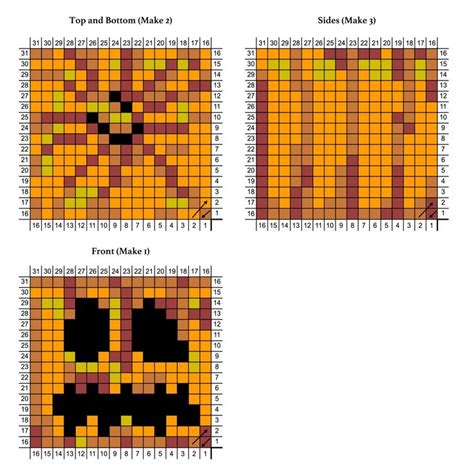 Minecraft Crochet Block Series Part 7 Pumpkin Headjack O Lantern