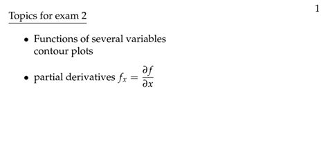 Session Review Of Topics Multivariable Calculus Mathematics MIT OpenCourseWare