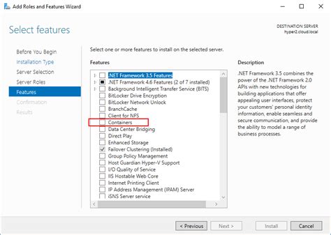 Installing And Configuring Windows Server 2016 Hyper V Containers Virtualization Howto