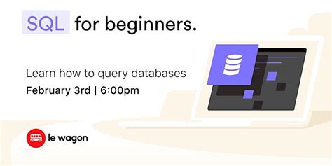 sql data programming coding sqlqueries sqlbeginners le wagon