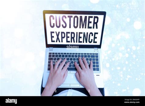 Writing Note Showing Customer Experience Business Concept For Interaction Between Satisfied