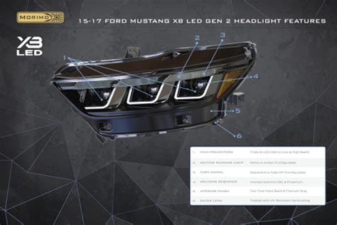 Morimoto Mustang Lf2 410 Xb Led Gen 2 Headlights 15 22